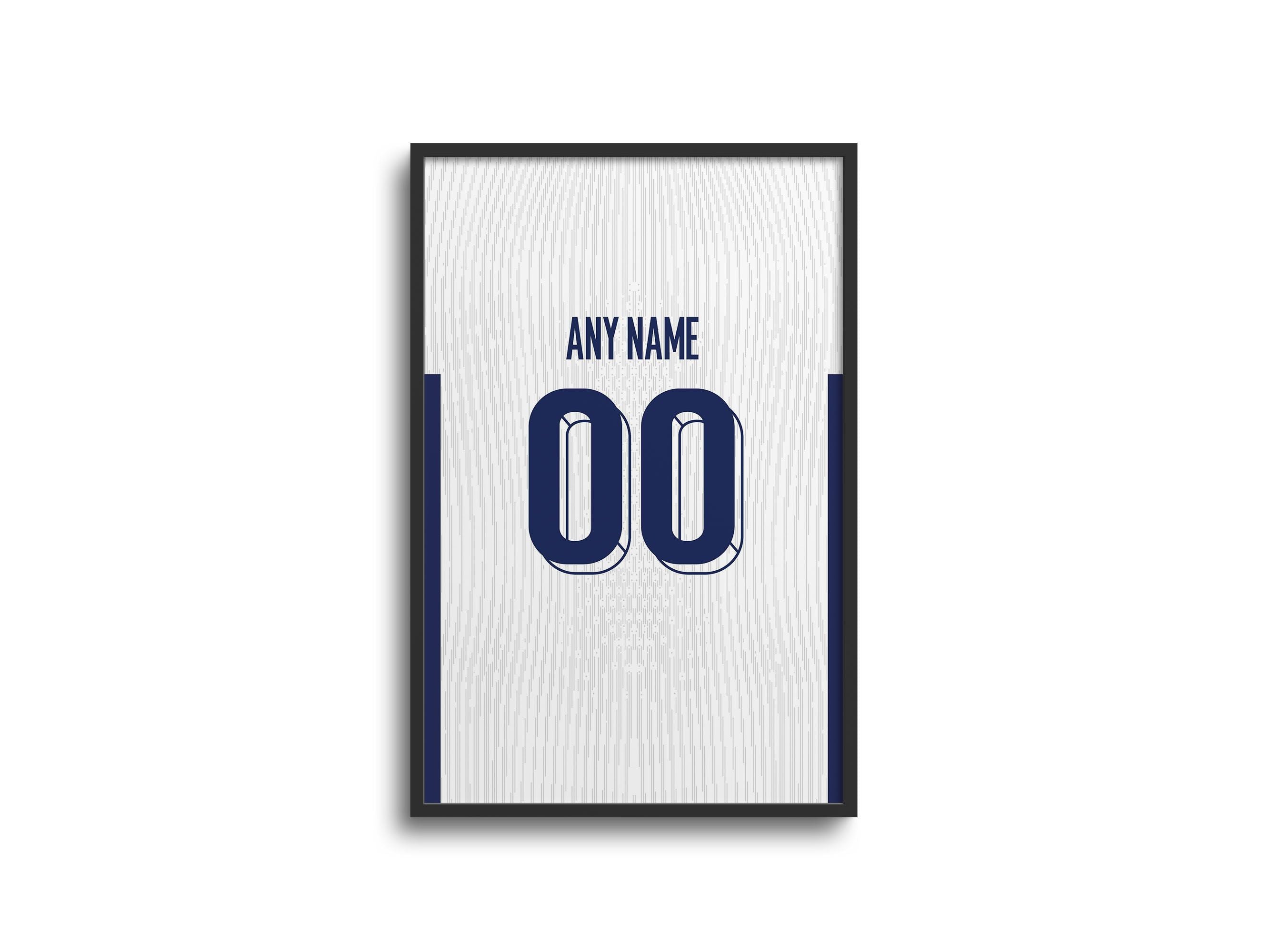 England Euro 2024 Home Kit Print – RIPA Football