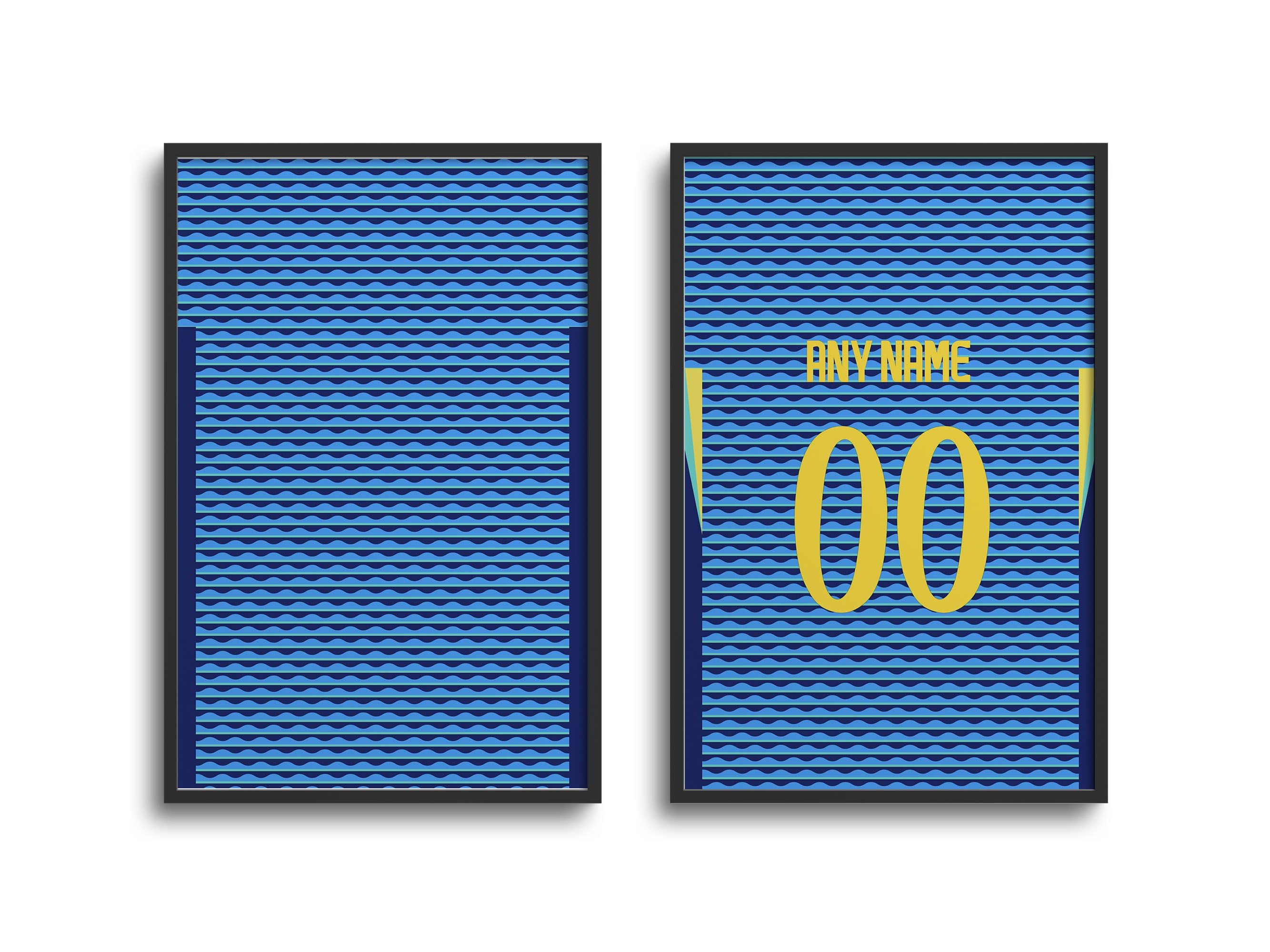 Brazil Copa America 2024 Away Kit Print – RIPA Football