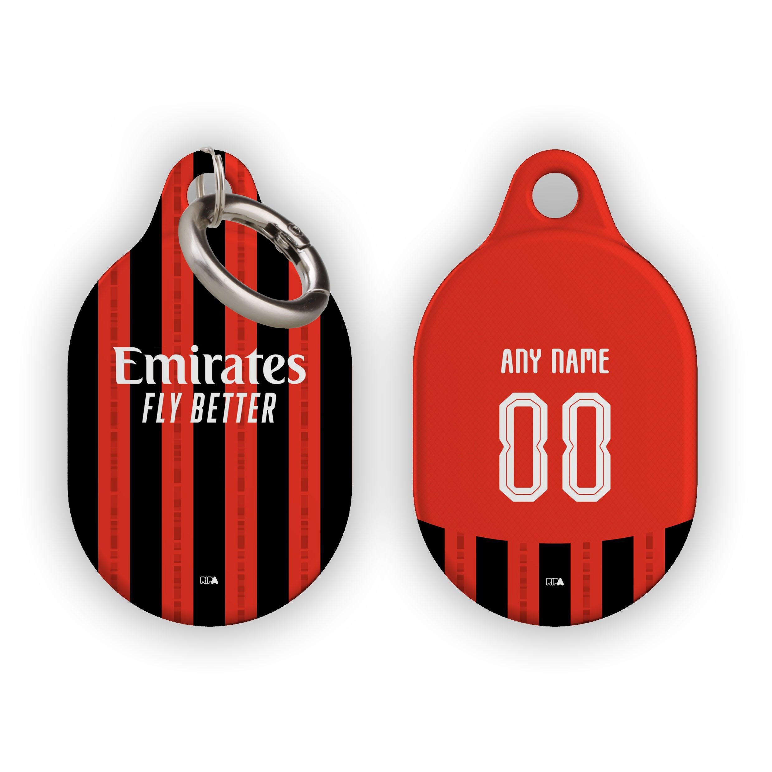 AC Milan 2024-25 Home Kit AirTag Holder – RIPA Football