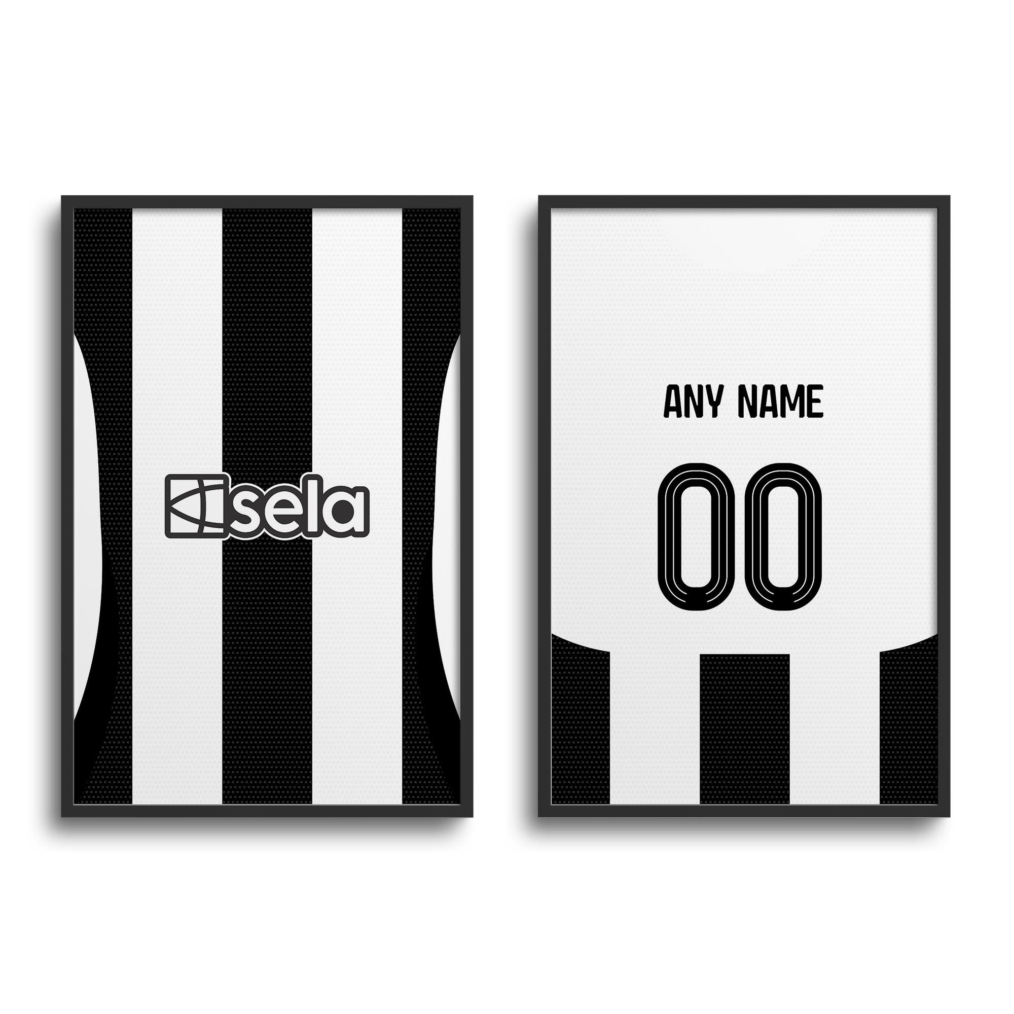 Newcastle 2024-25 Home Kit Print – RIPA Football